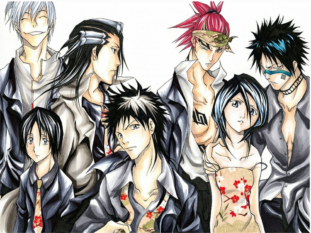 Download Hisagi Shūhei Hanataro Yamada Gin Ichimaru Byakuya Kuchiki ...