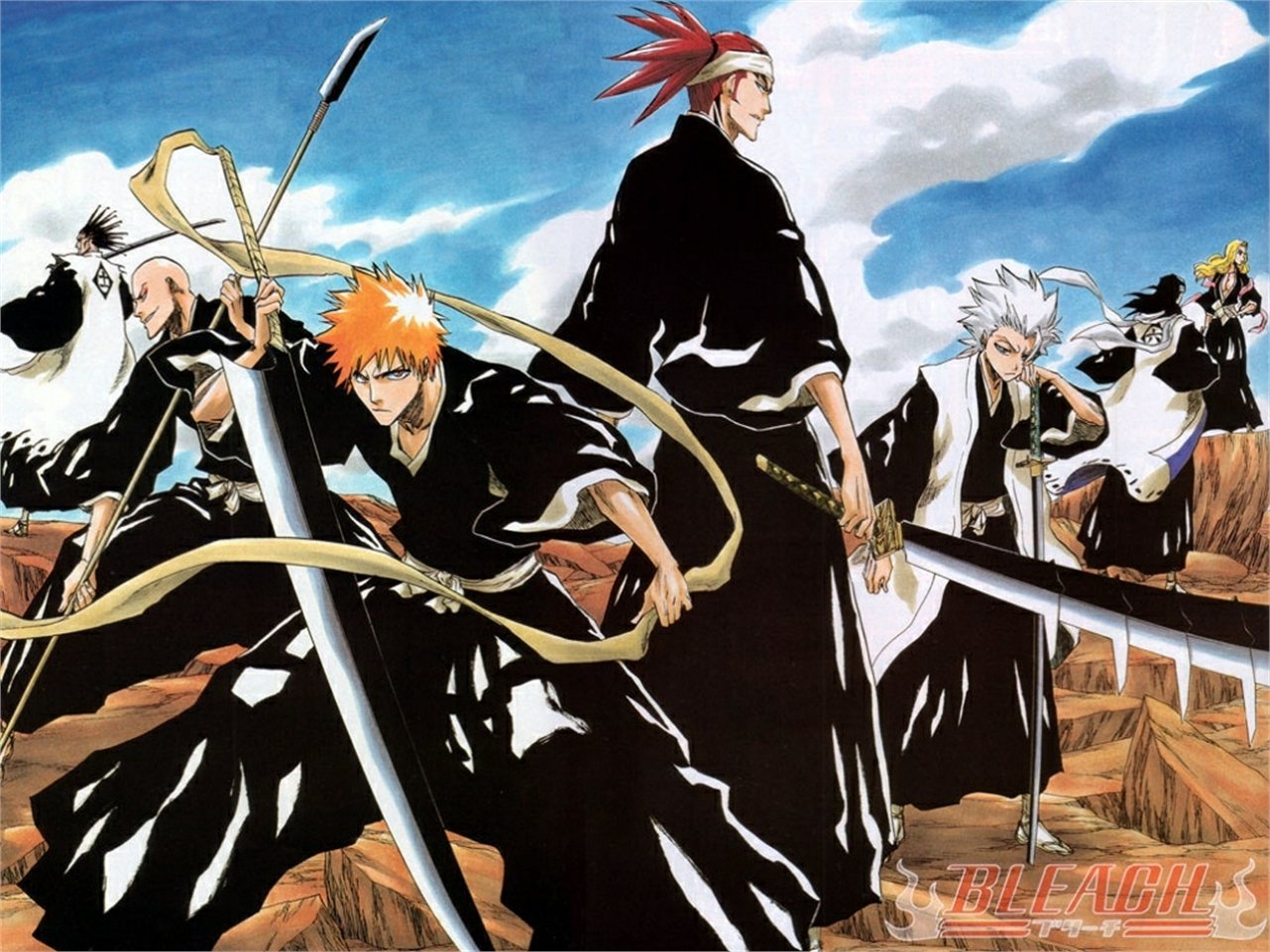 Download Rangiku Matsumoto Kenpachi Zaraki Byakuya Kuchiki Ikkaku Madarame Tōshirō Hitsugaya ...