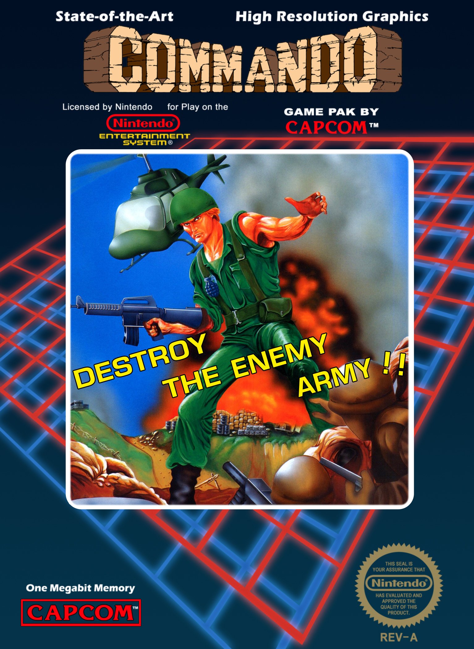 Commando Video Game Box Art - ID: 448334 - Image Abyss