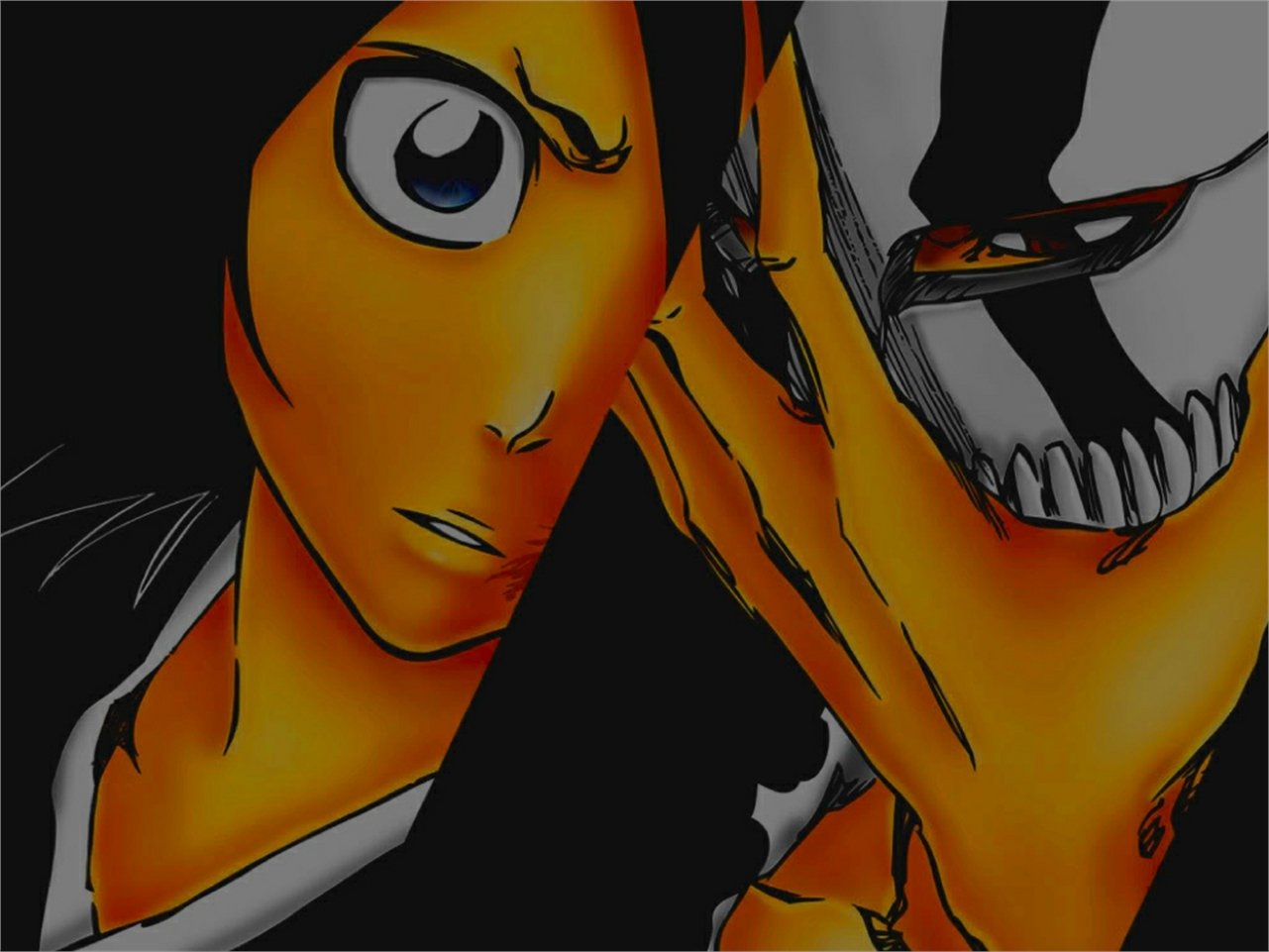 Download Rukia Kuchiki Ichigo Kurosaki Anime Bleach Image