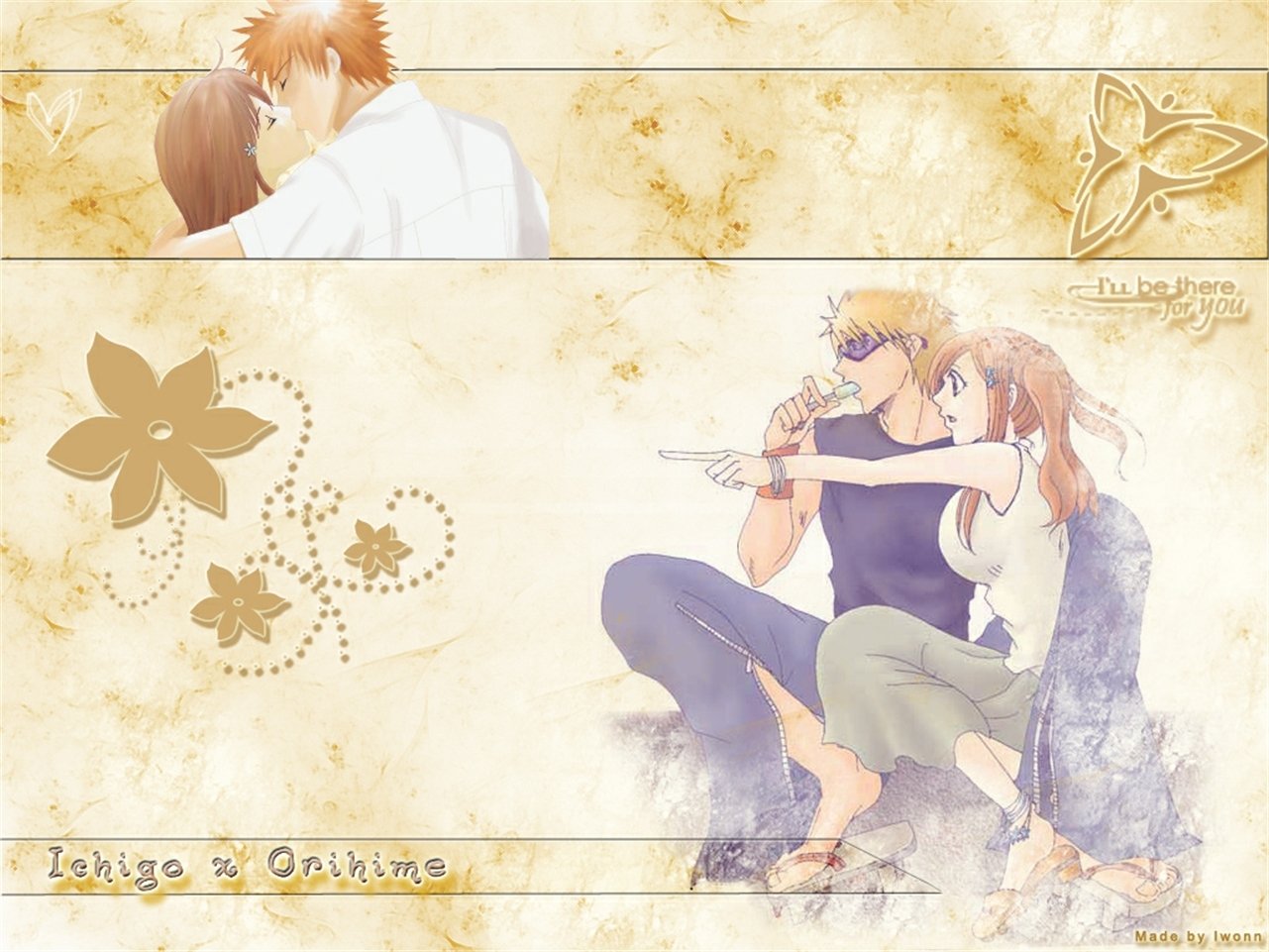 Download Orihime Inoue Ichigo Kurosaki Anime Bleach Image