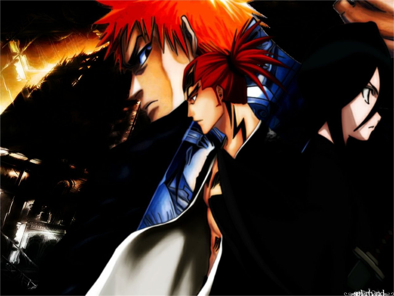 Download Rukia Kuchiki Ichigo Kurosaki Anime Bleach Image
