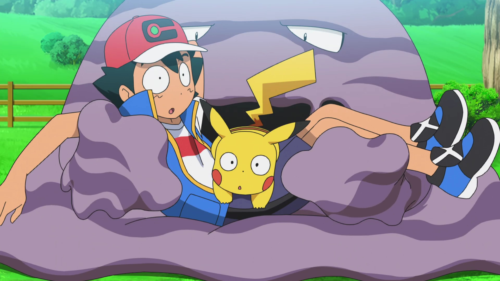 Download Cap Pikachu Muk (Pokémon) Ash Ketchum Anime Pokemon Image