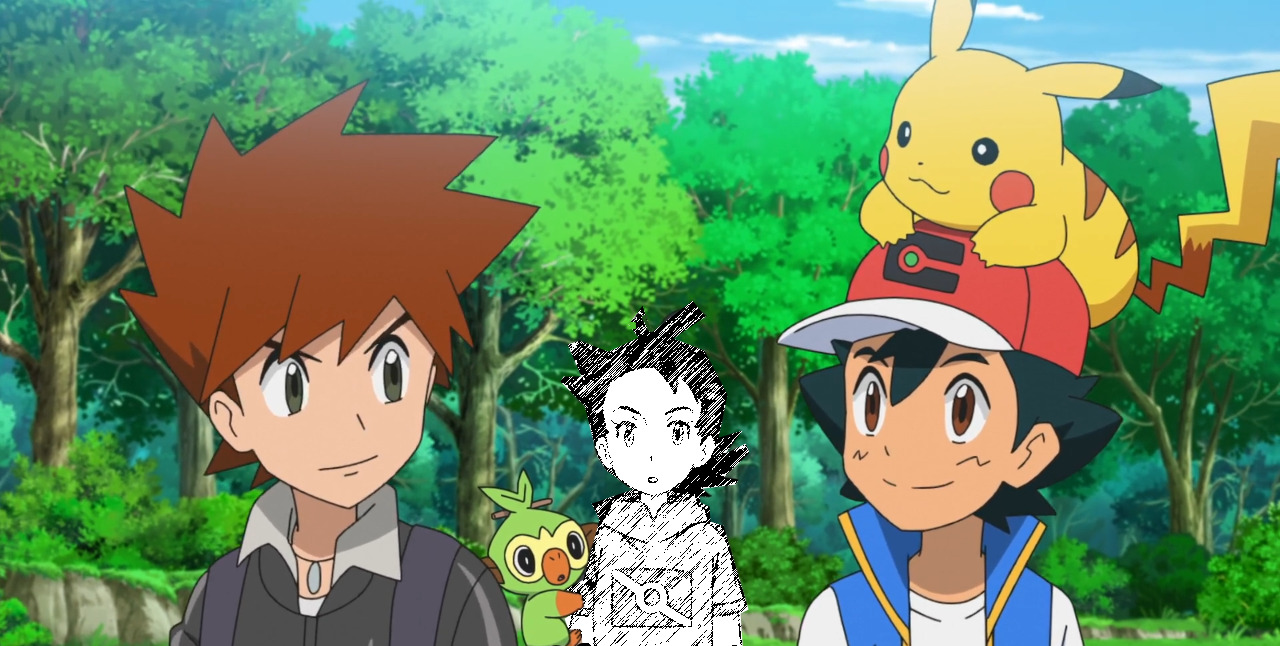 Download Grookey (Pokémon) Pikachu Gary Oak (Pokémon) Goh (Pokémon) Ash ...