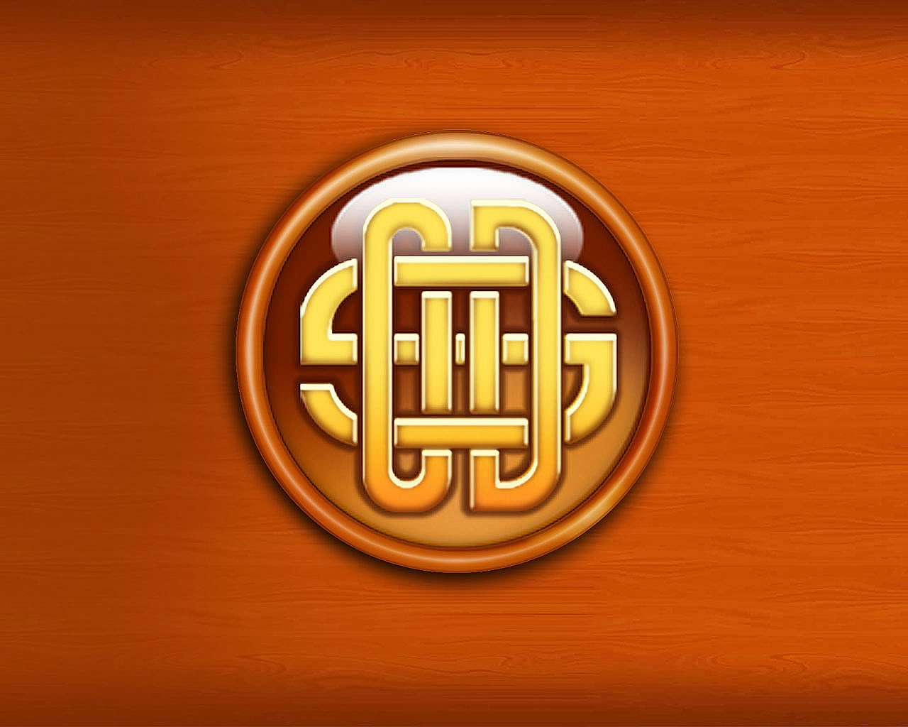 Mystic Emblem: The Golden Interlock Logo