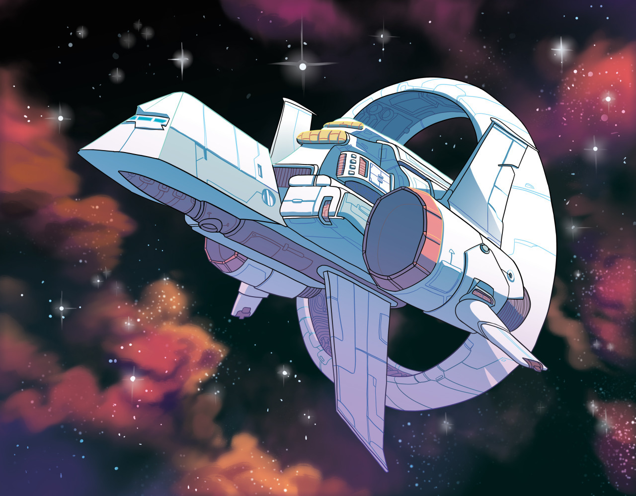 Download Spaceship TV Show Final Space Image