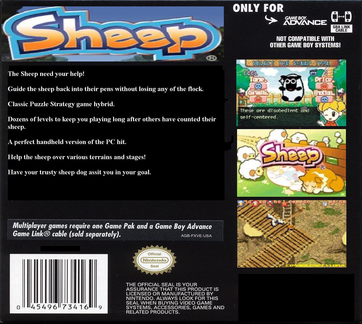Sheep Video Game Box Art - ID: 45725 - Image Abyss