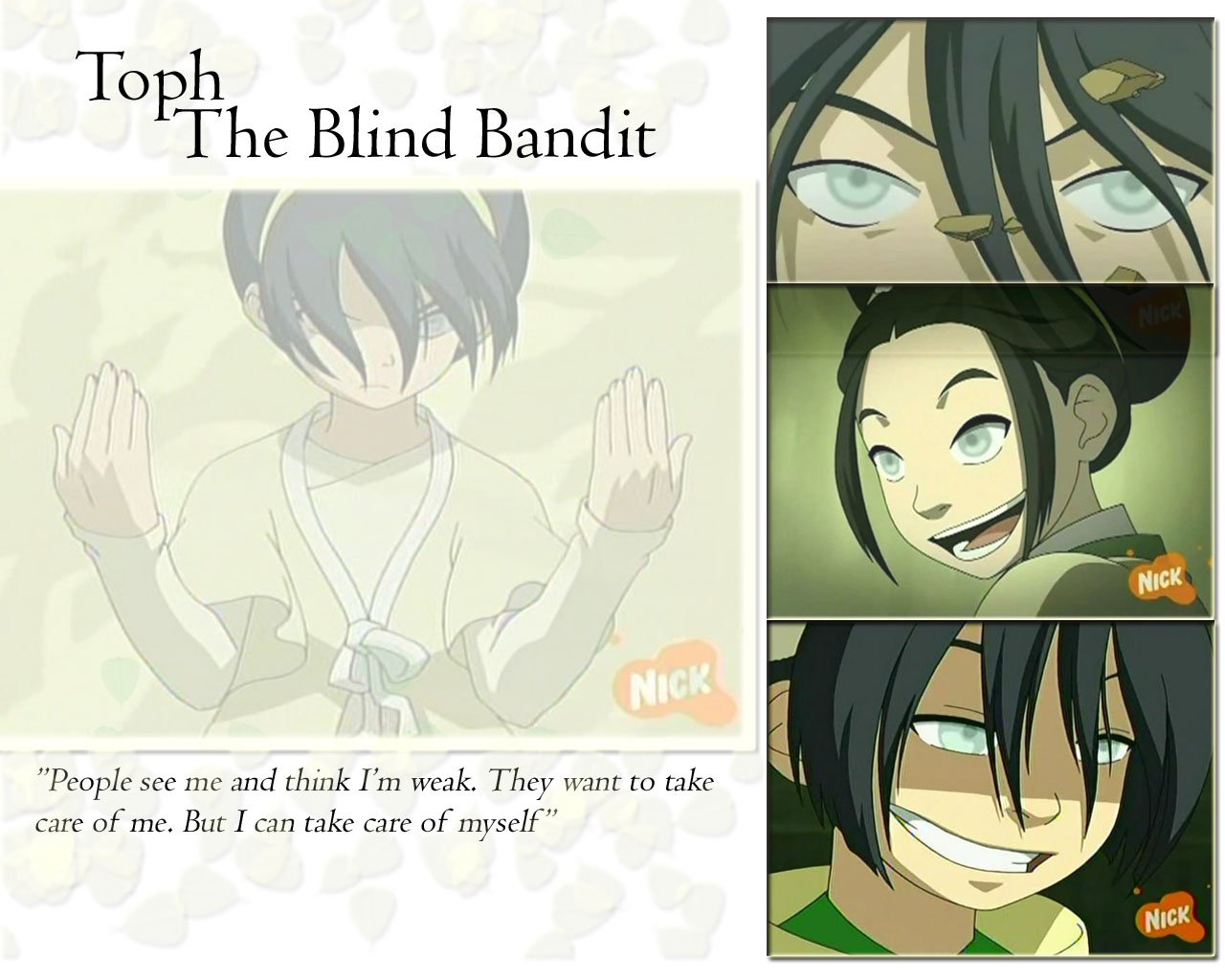 Toph Beifong: The Fearless Blind Bandit