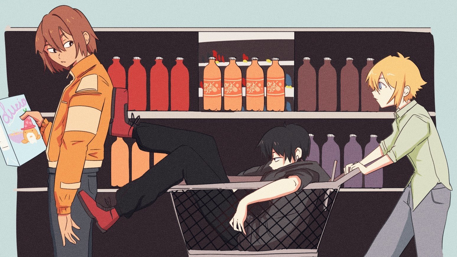 Download Basil (Omori) Sunny (Omori) Kel (Omori) Video Game OMORI Image