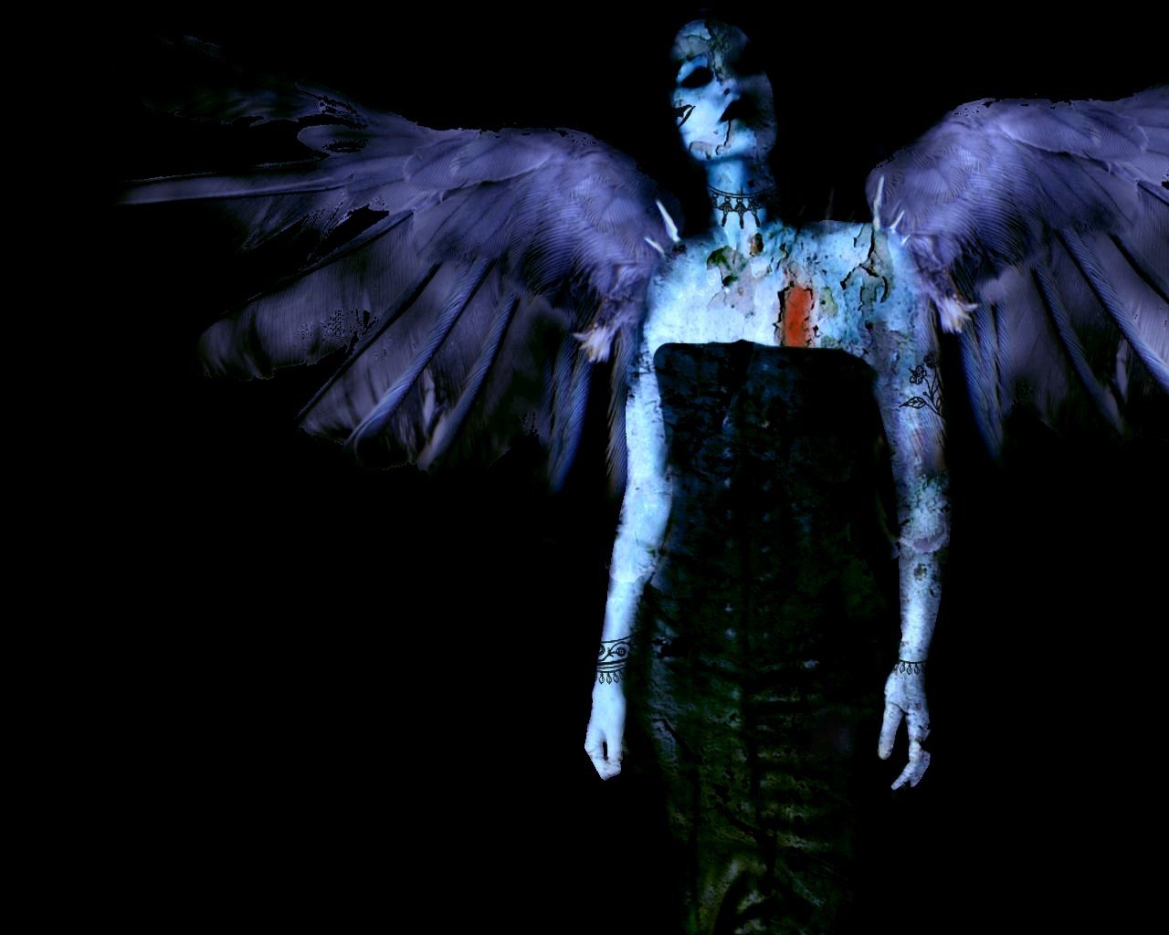 Dark Angel: An Ethereal Transformation