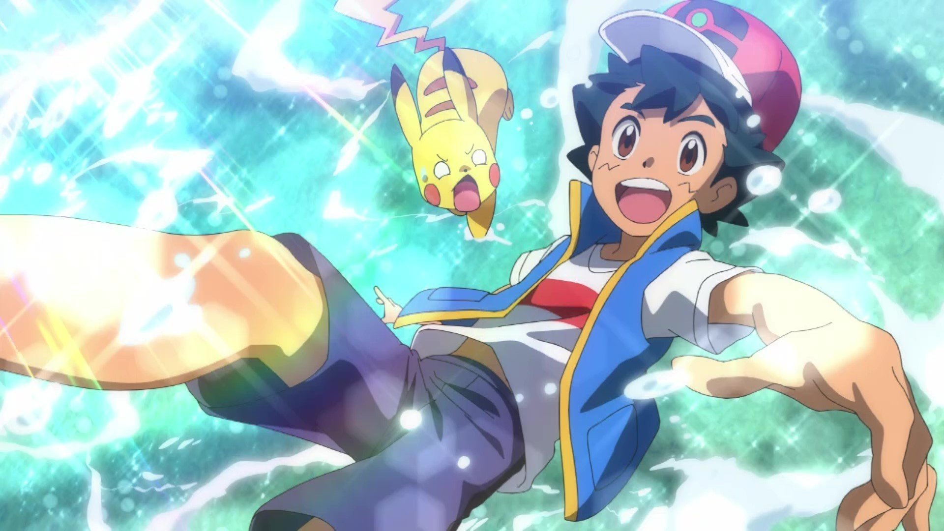 Download Pikachu Ash Ketchum Anime Pokemon Image