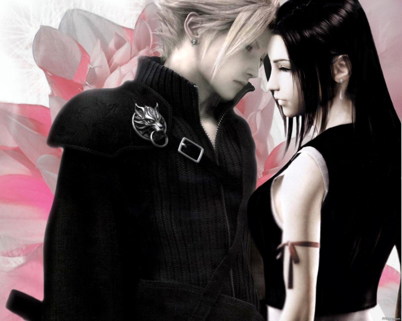Cloud and Tifa: Iconic Romance from Final Fantasy VII Advent Children