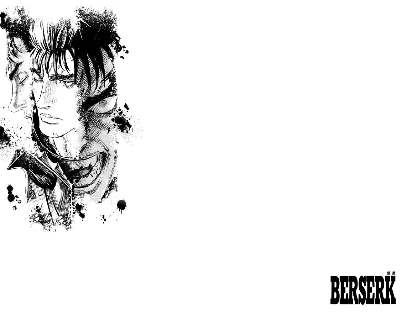 Guts Unleashed: Iconic Berserk Anime Portrait