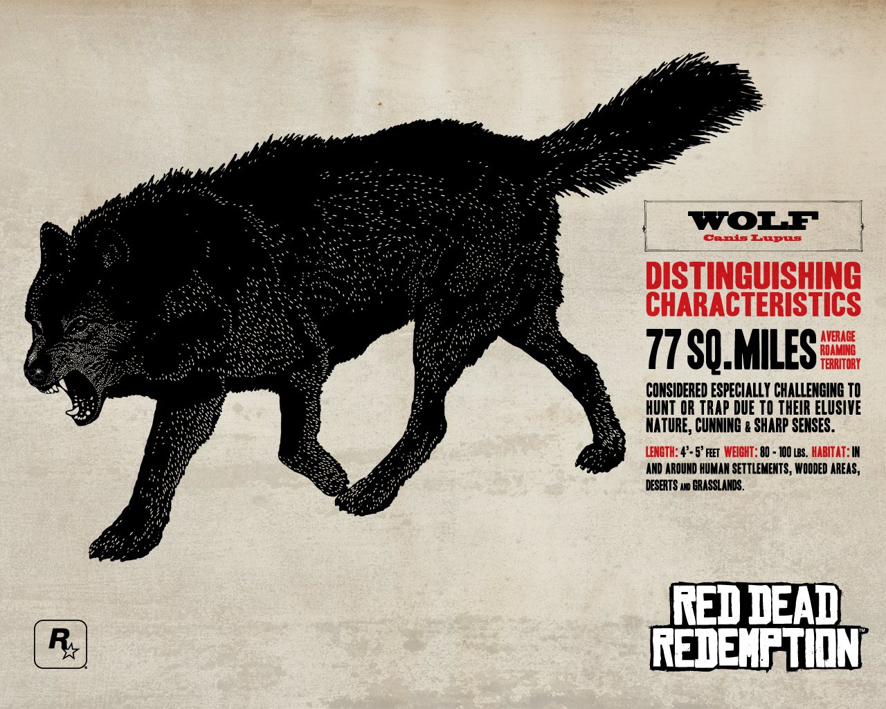 Red Dead Redemption — Wolf Profile