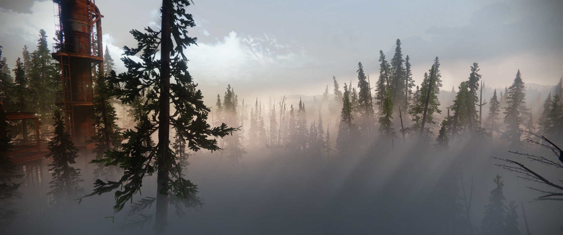 Screenshot taken from the catwalk area on the Dead Cliffs Crucible Map ...