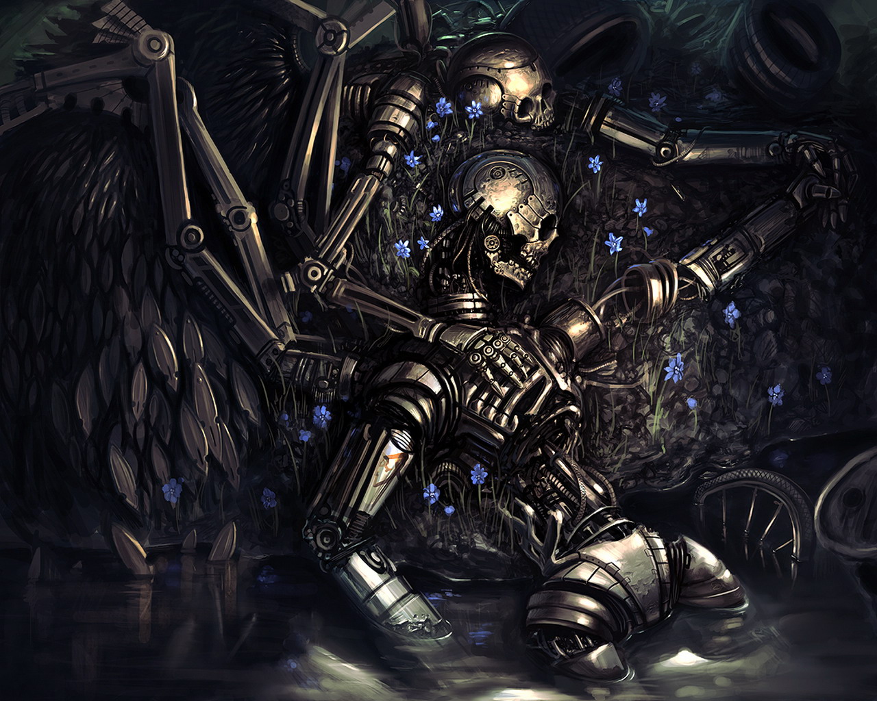 Download Robot Sci Fi Fantasy Angel Image