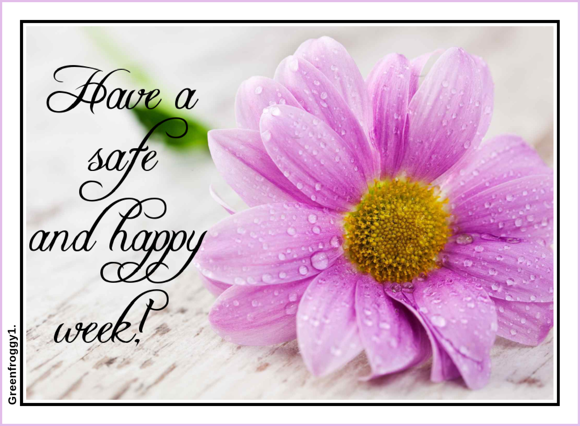 HAPPY WEEK by GREENFROGGY1