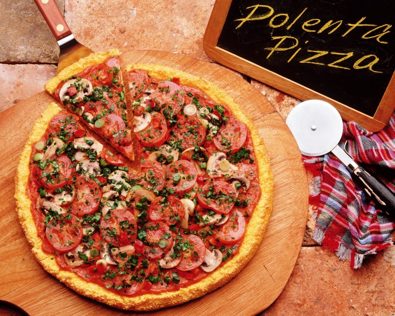 Delicious Polenta Pizza: A Tasty Twist on Classic Food