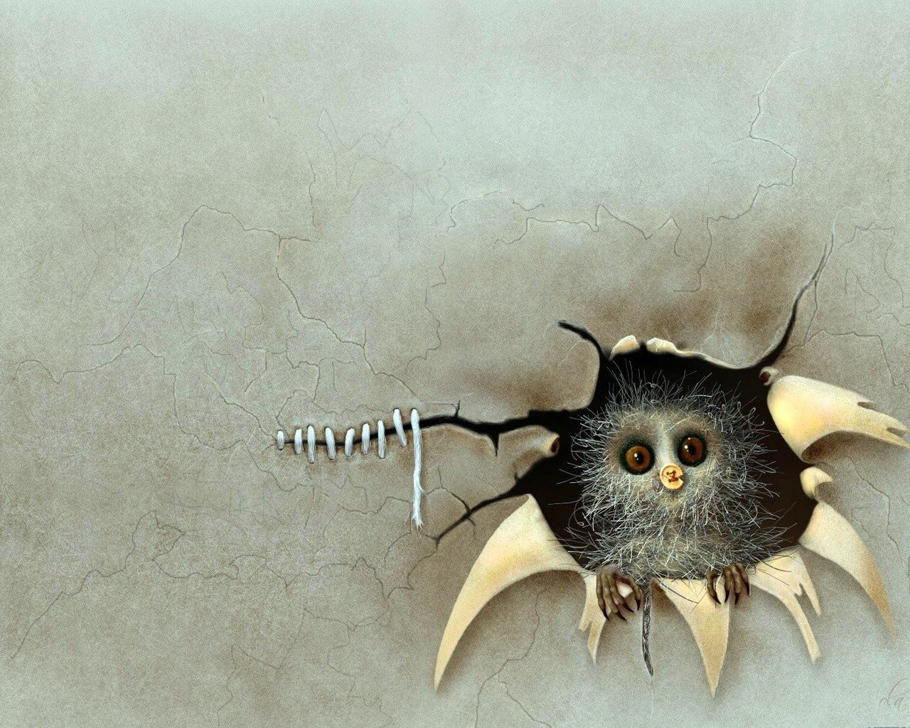 Mystical Creature Emerging: The Enchanted Fantasy Animal