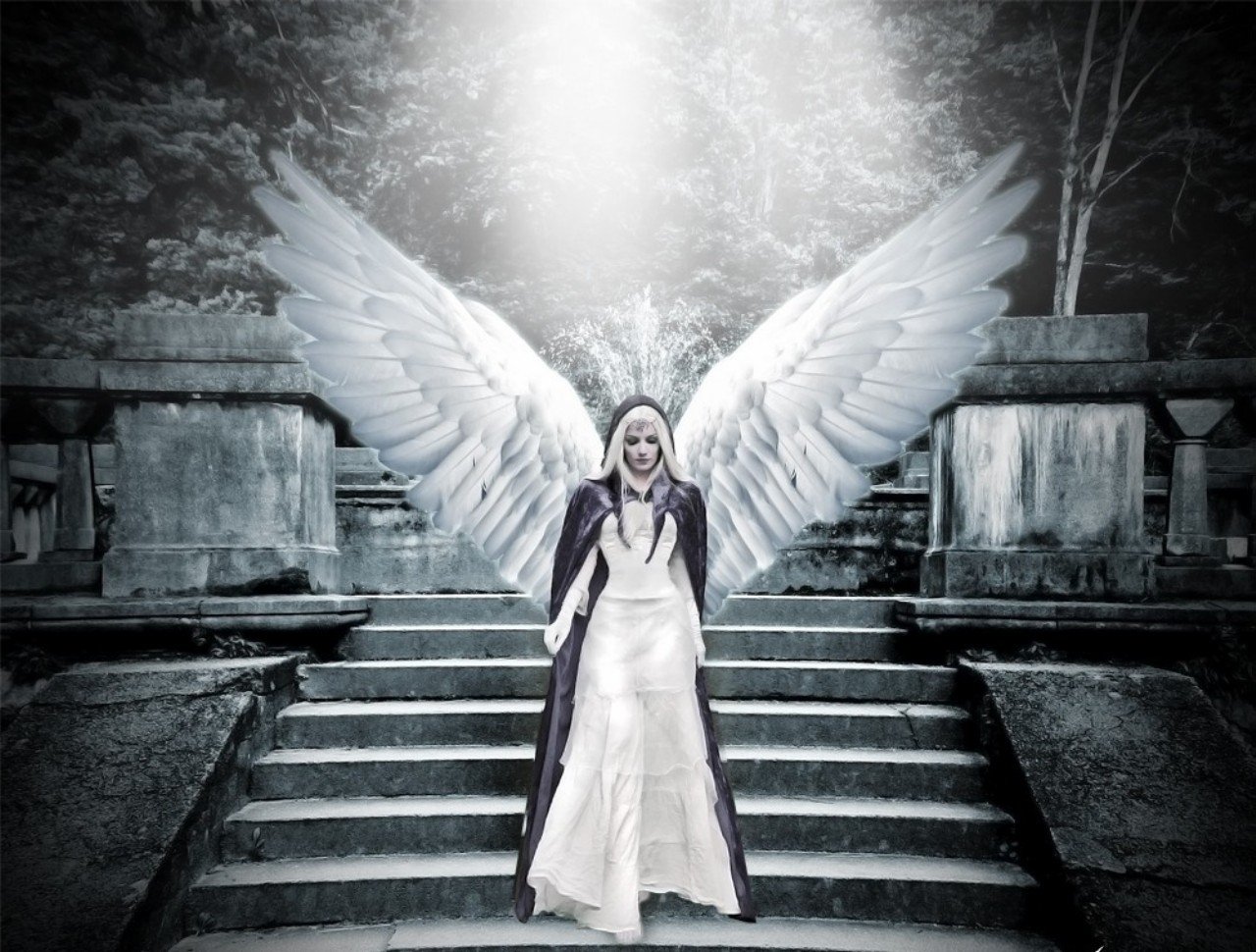 Moonlit Seraph on the Silent Steps