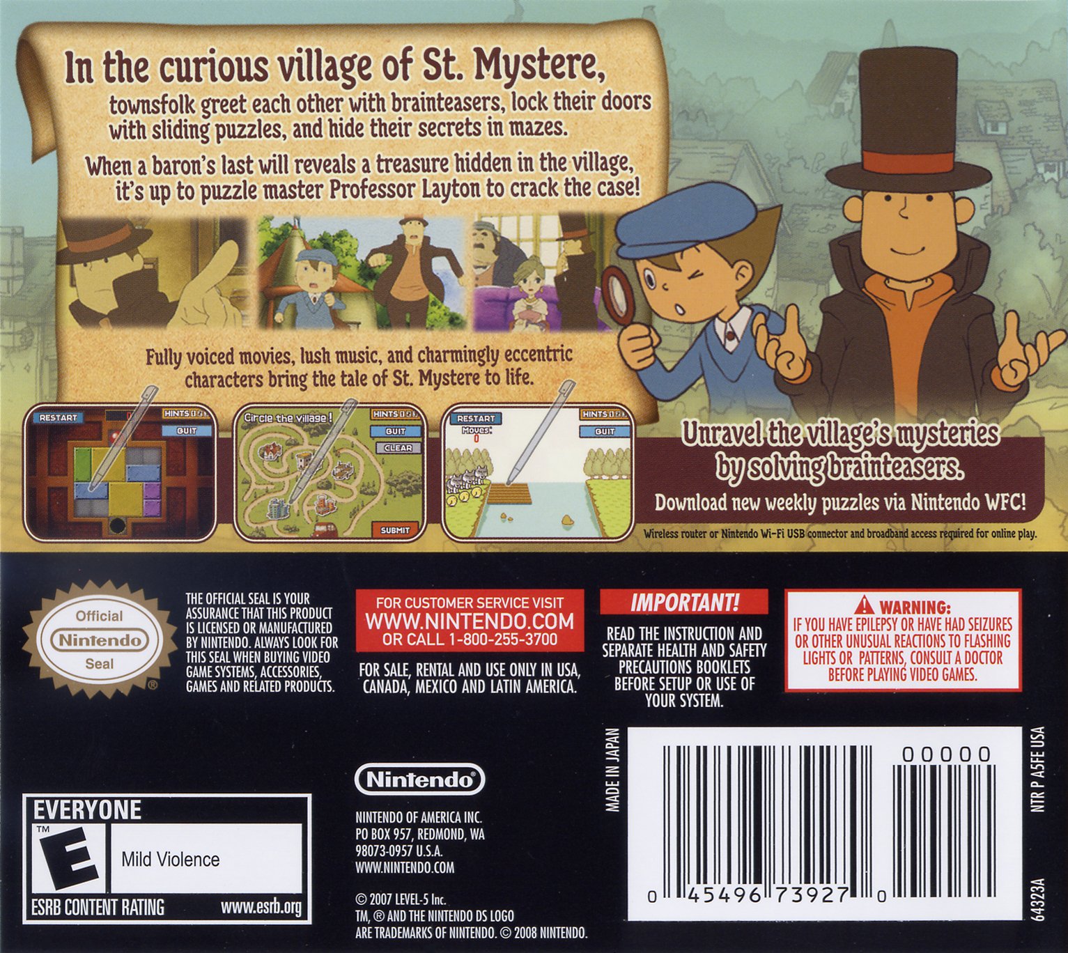 Professor Layton And The Curious Village - Desktop Wallpapers, Phone ...