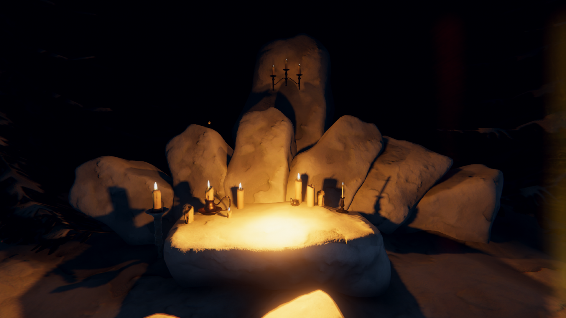 HIDEAWAY - snowy altar screenshot by sanguinescent