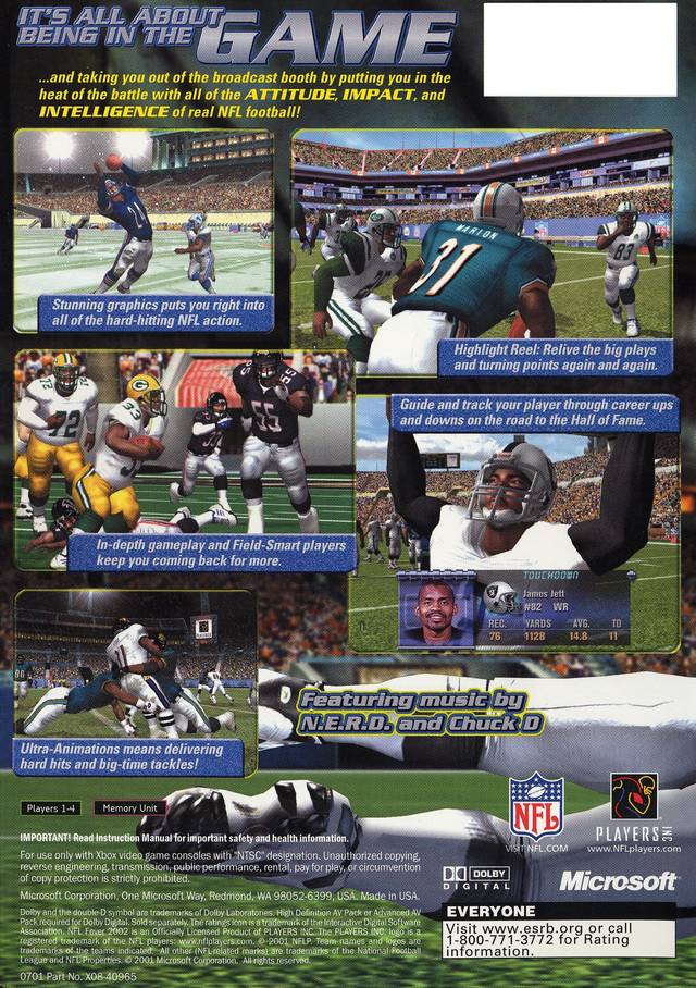 Download Video Game NFL Fever 2002 Image