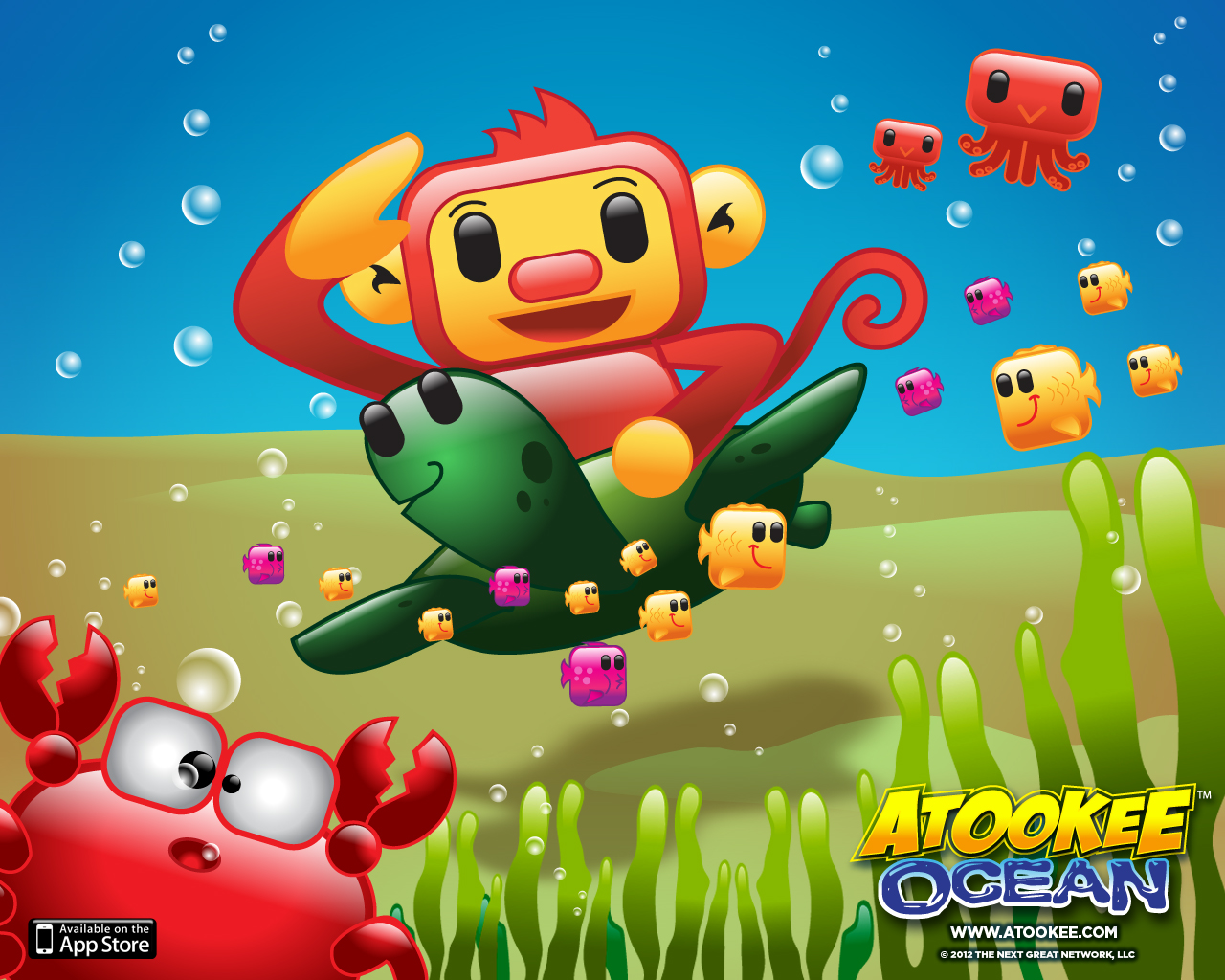 Atookee The Monkey Riding a Sea Turtle by atookee