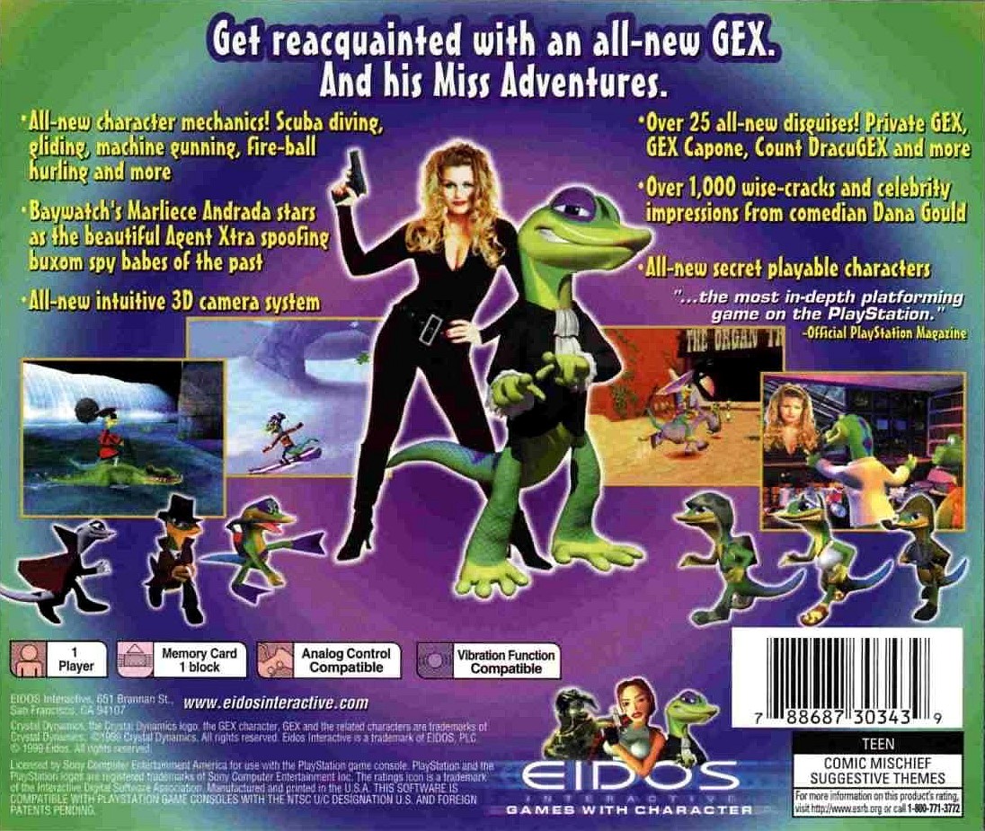Download Video Game Gex 3: Deep Cover Gecko Image