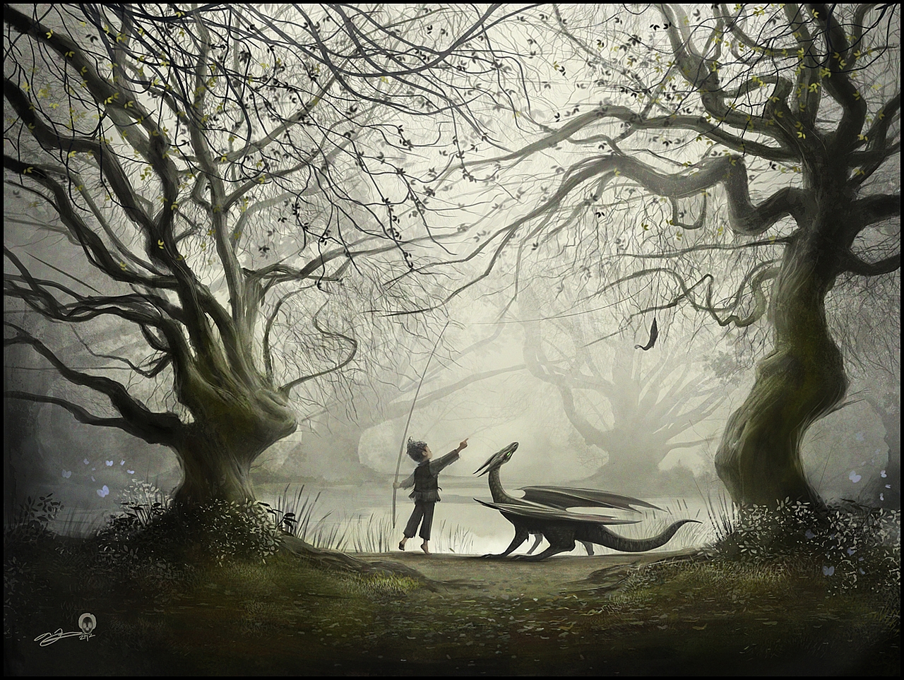 Whispers of Dragons in the Enchanted Forest