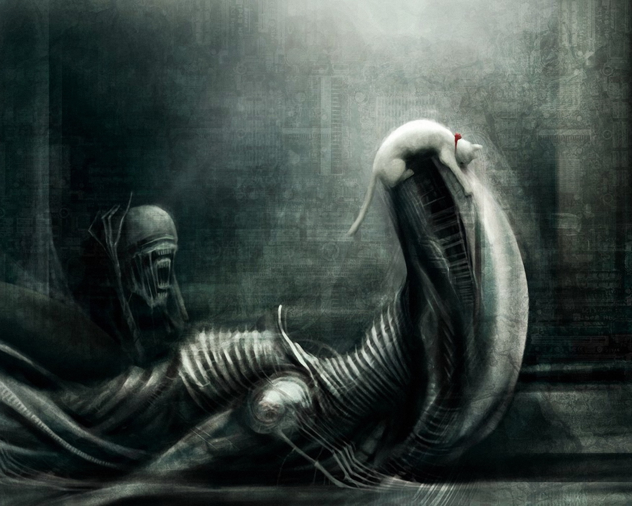 Echoes of a Sci-Fi Alien Abyss