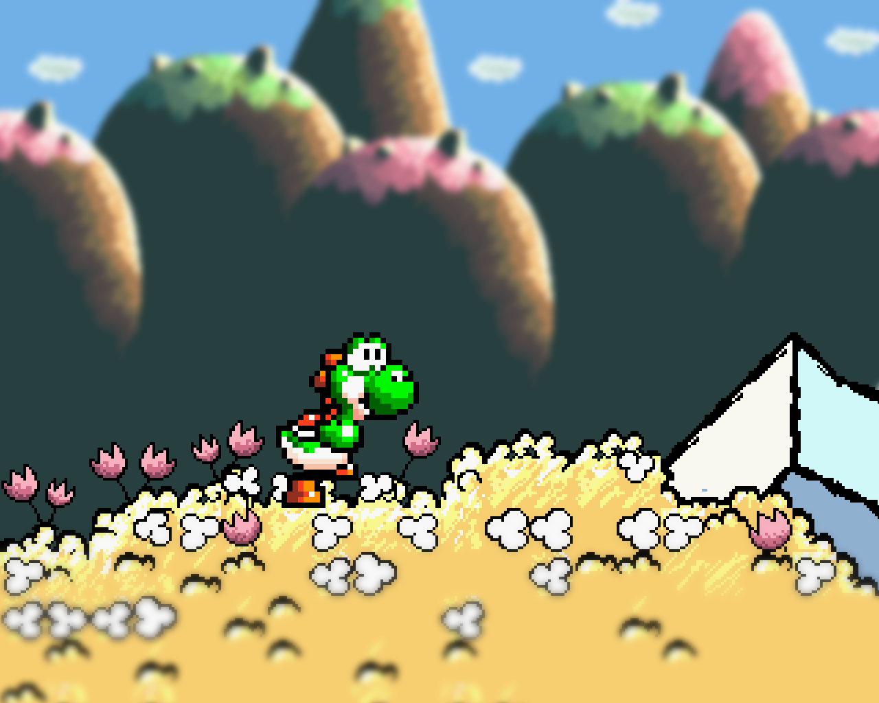 Download Video Game Super Mario World 2: Yoshi's Island Yoshi Platformer Nintendo Image