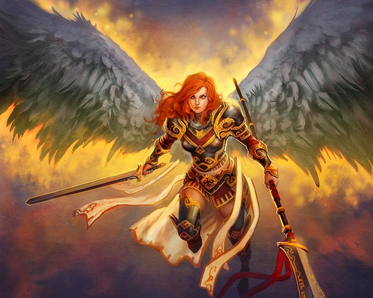 Celestial Guardian: The Angel Warrior Emerges