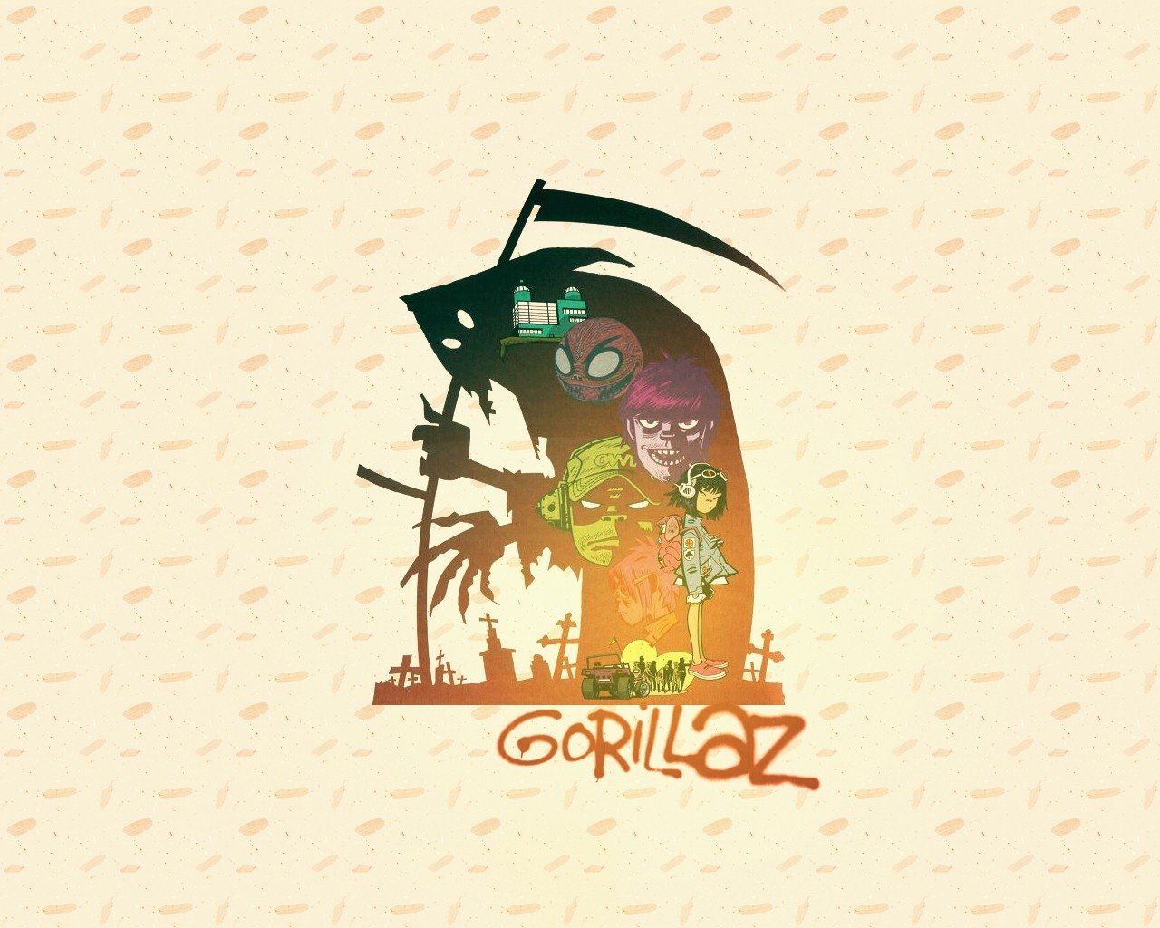 Gorillaz Groove, Animated Beats: Gorillaz, Gorillaz Sunset Sound ...