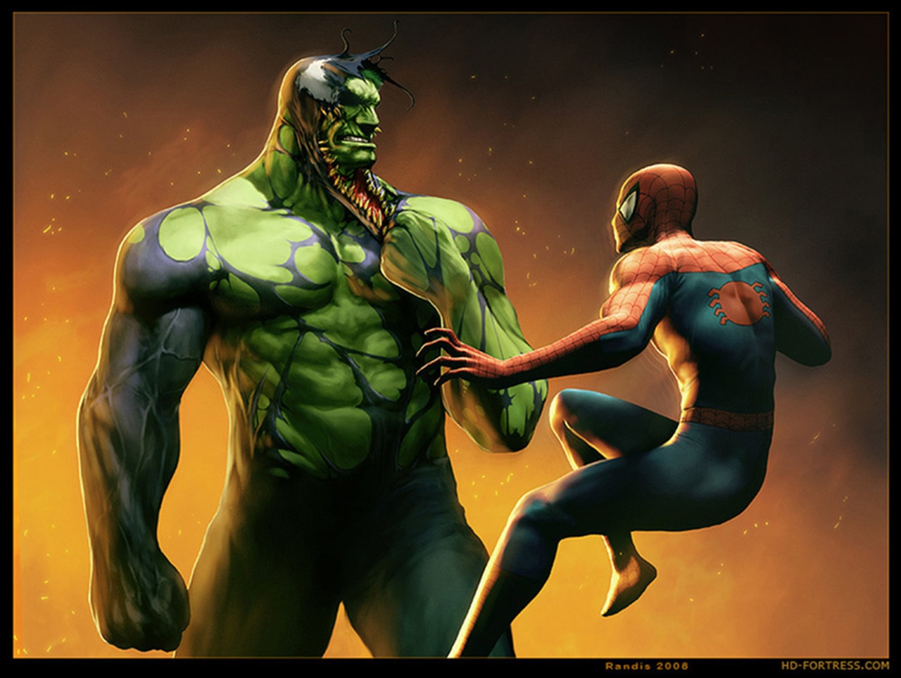 Epic Showdown: Spider-Man vs. Hulk in a Comic Battle