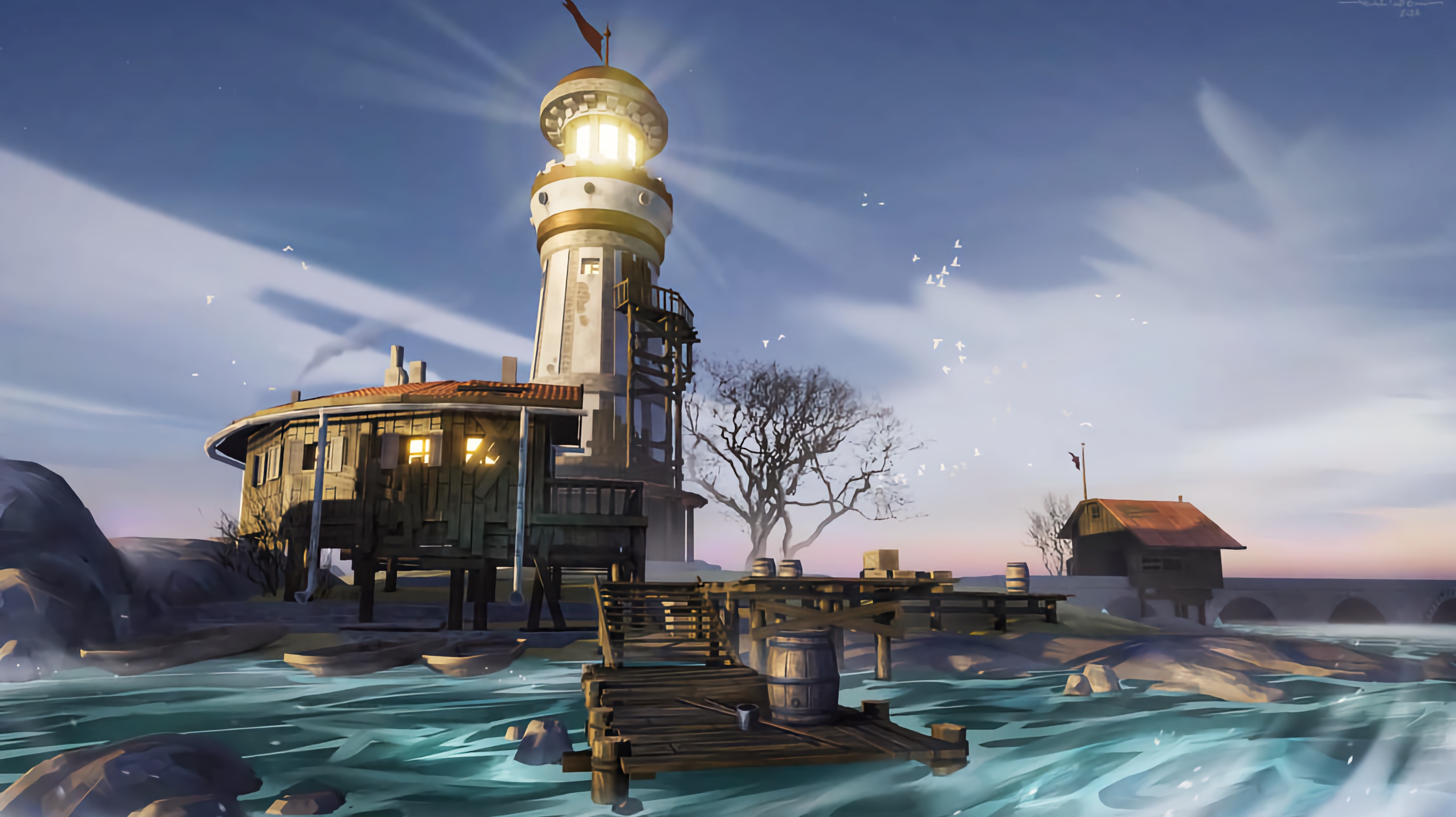 Download Artistic Lighthouse Image