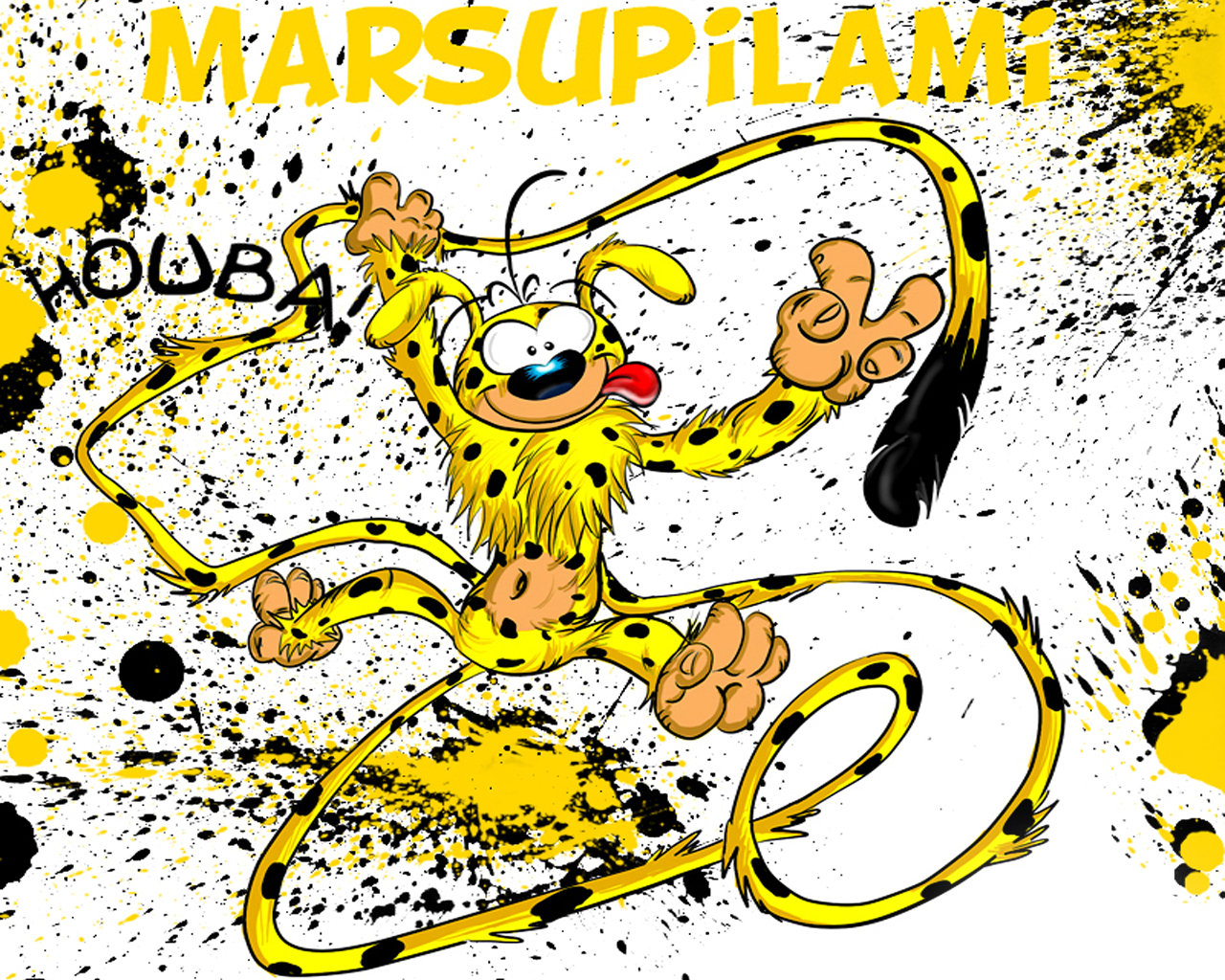 Marsupilami in Action: A Comic Adventure!
