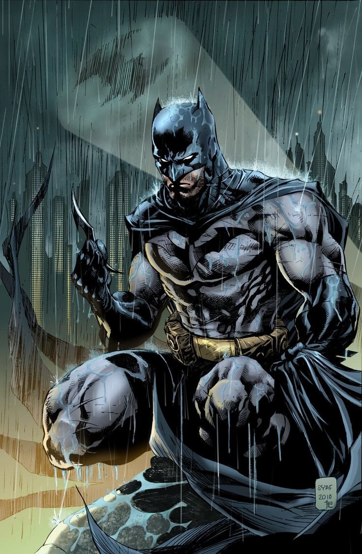 The Dark Knight Rises: Batman in the Rain
