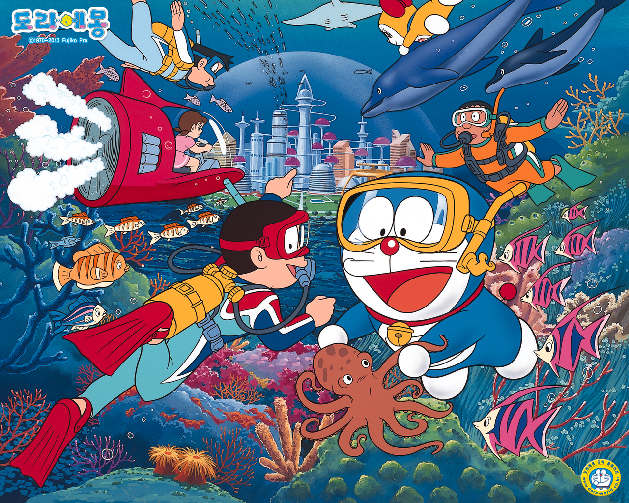 Underwater Adventures with Doraemon
