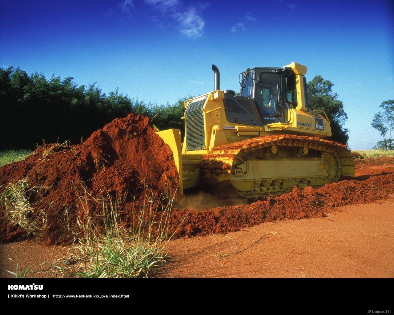 Komatsu 61PX Bulldozer - Desktop Wallpapers, Phone Wallpaper, PFP, Gifs ...