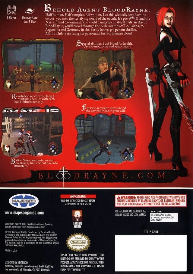BloodRayne Video Game Box Art - ID: 50668 - Image Abyss