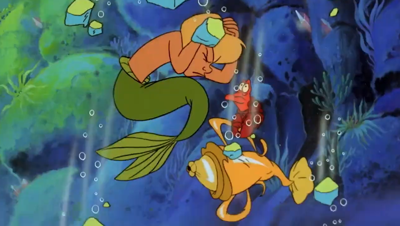 Download Merman Sebastian (The Little Mermaid) Urchin (The Little ...