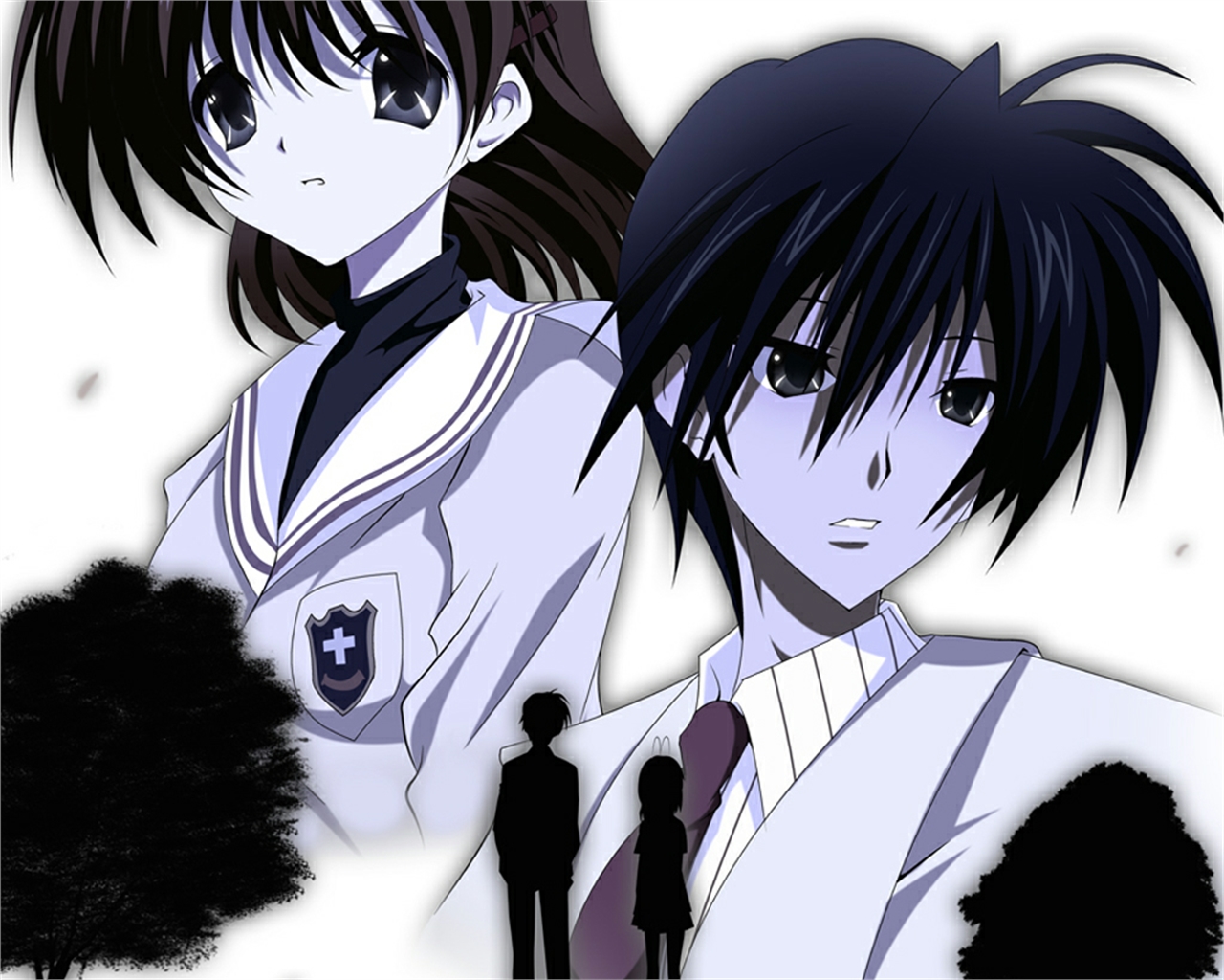 Download Tomoya Okazaki Nagisa Furukawa Anime Clannad Image