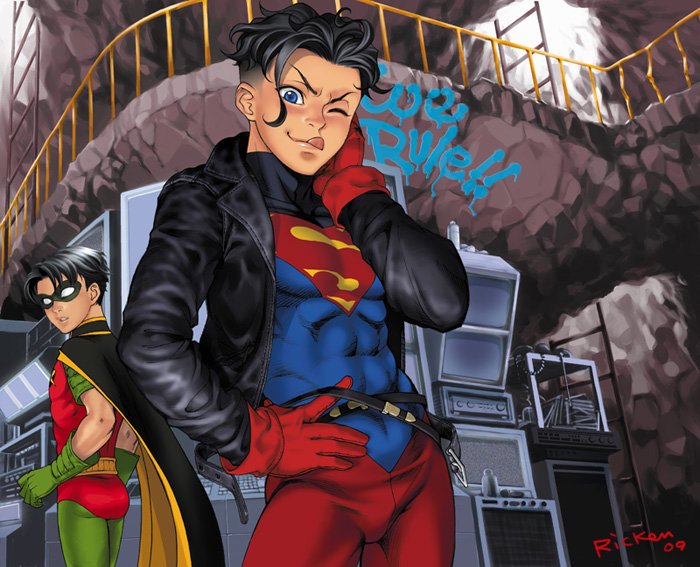 Download Superboy Conner Kent Robin (DC Comics) Tim Drake Comic Young ...
