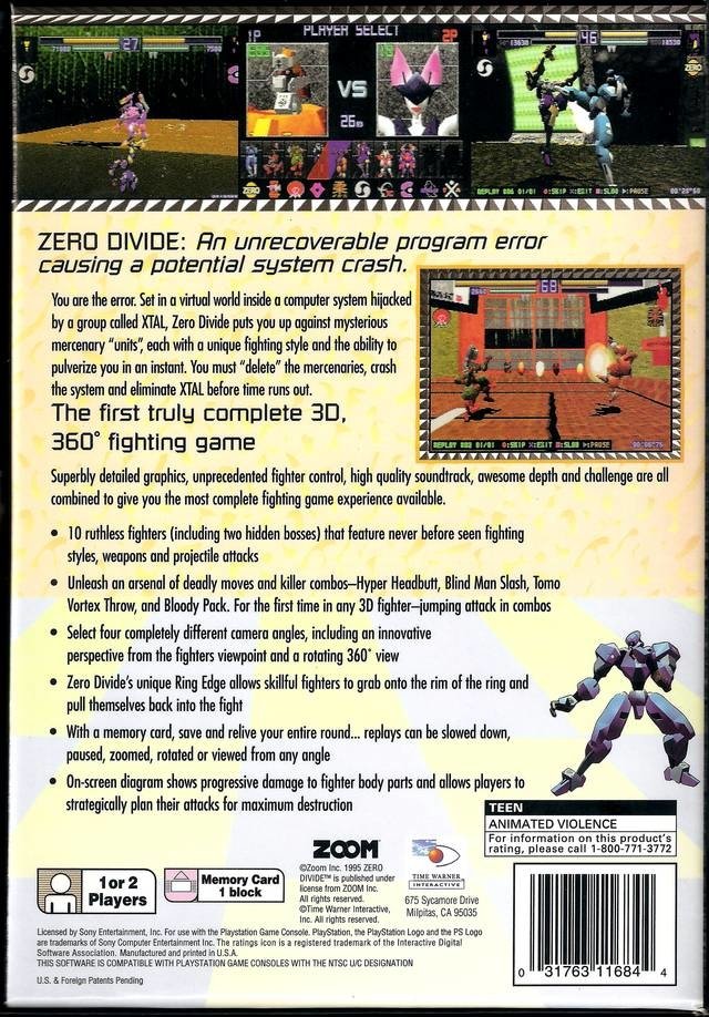 Download Video Game Zero Divide Image