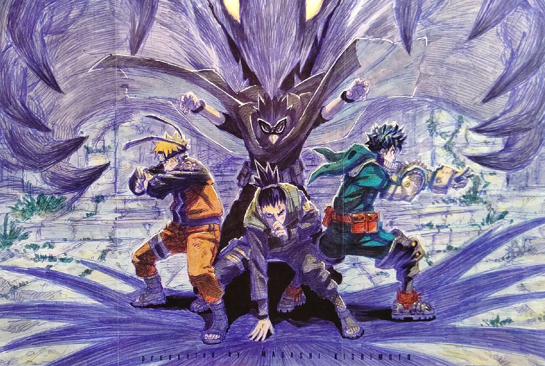 Download Naruto My Hero Academia Fumikage Tokoyami Shikamaru Nara Izuku ...