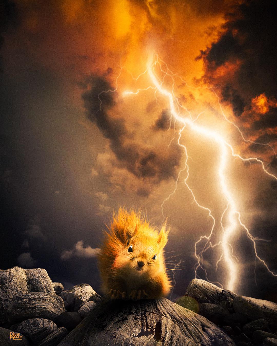 Holy Squirrel by dianeforney - Image Abyss