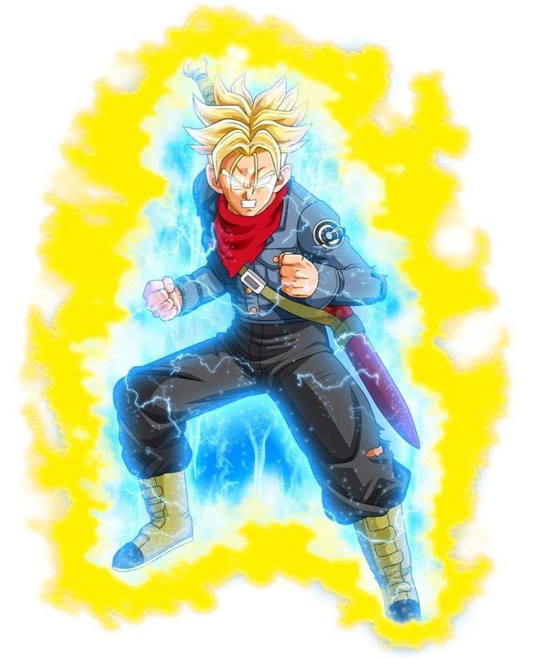 Trunks- Super Sayan God - Image Abyss