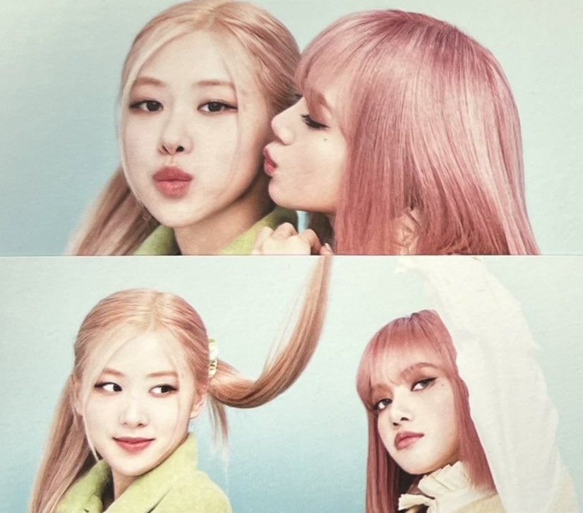 Download Collage Rosé (Singer) Lisa (Singer) Korean Singer K-pop Music BlackPink Image