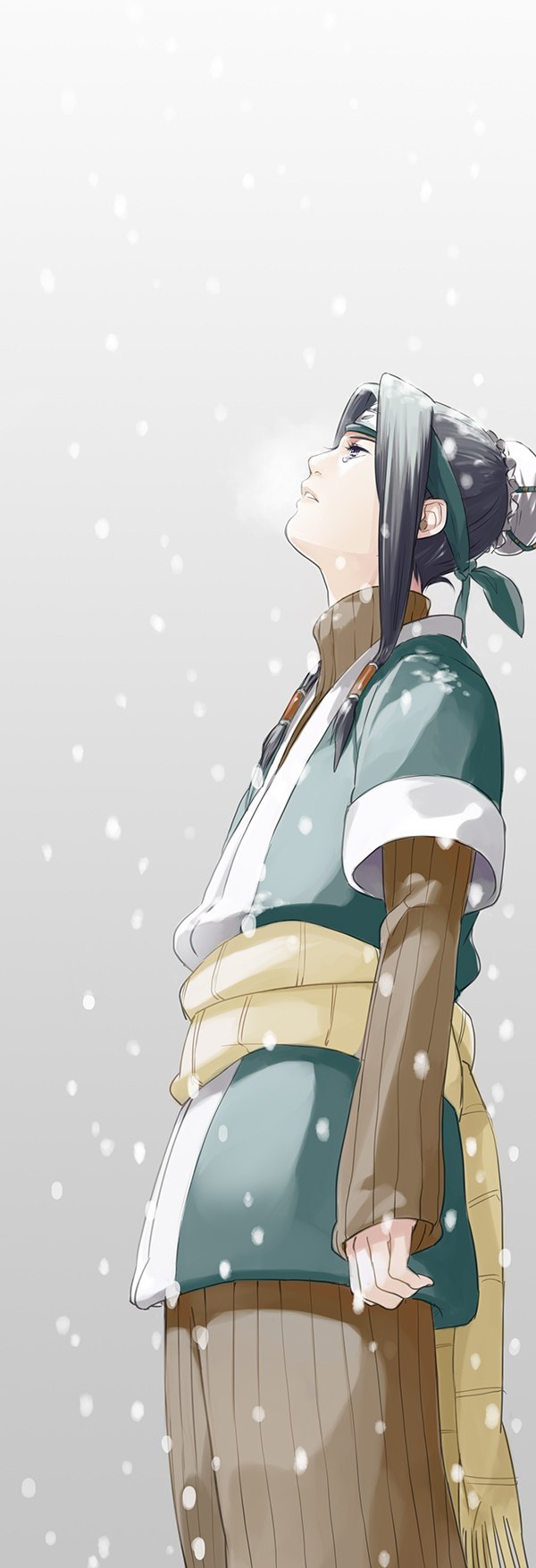 Snowy Contemplation in Naruto